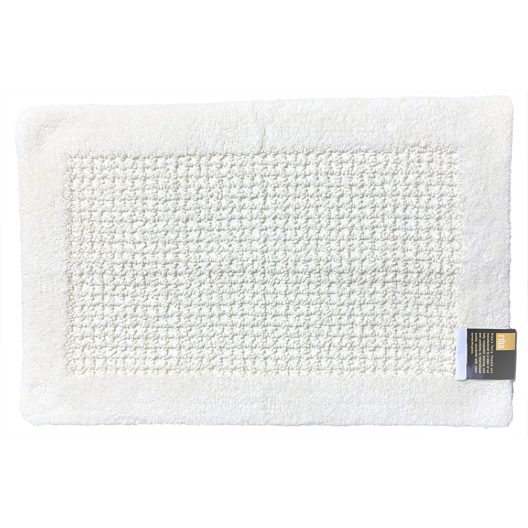 2 Piece Bathroom Rug Set - Ivory – Senses by Riba